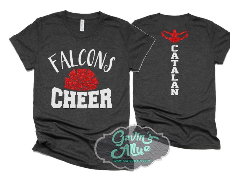 Glitter Cheer Shirt | Cheer Tshirts | Cheerleading Mom Shirts ...