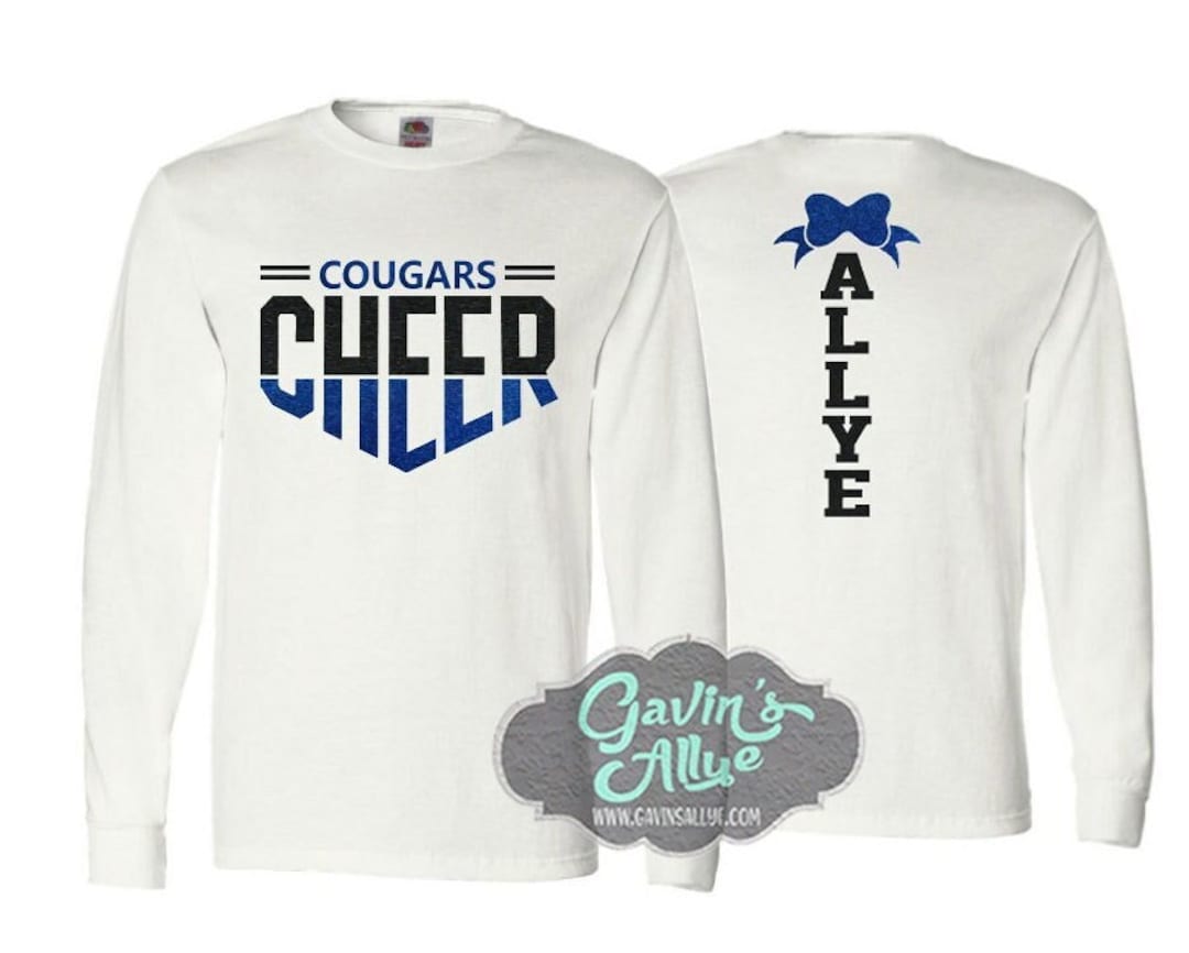 Glitter Cheer Shirt | Cheer Shirt | Cheer Bling | Cheer Spirit Wear ...