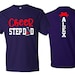 Cheer Step Dad Shirt Short Sleeve T-shirt Cheer Shirt - Etsy