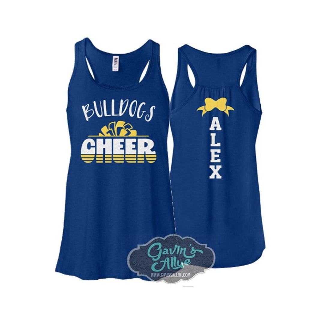 Glitter Cheer Tank Tops | Cheerleader Tank Tops | Cheer Spirit Wear ...