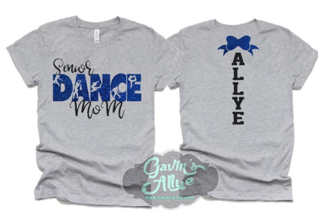Glitter Dance Tshirt | Senior Dance Mom Shirt | Short Sleeve Dance Mom ...