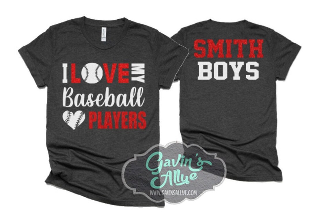Glitter Baseball Shirts Baseball Mom Shirt Two Player Shirts Baseball ...