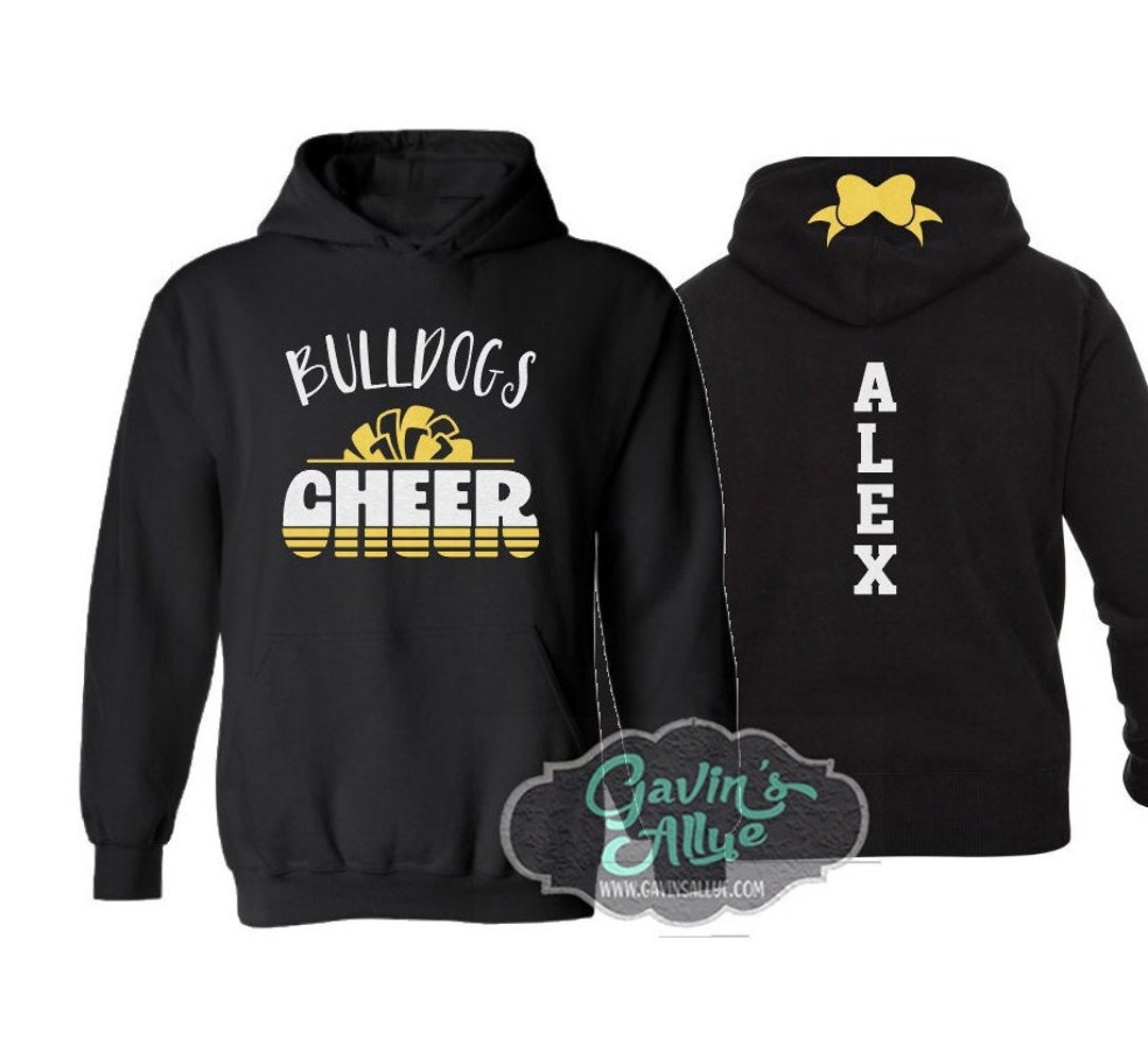 Cheer Hoodie | Glitter Cheer Hoodie | Youth or Adult | Cheer Bling ...