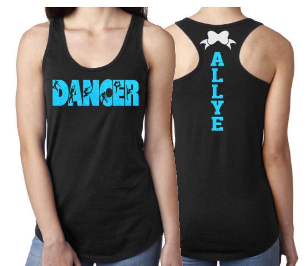 Glitter Dancer Tank Top | Dancer Tank | Dancer Bling | Dancer Spirit ...