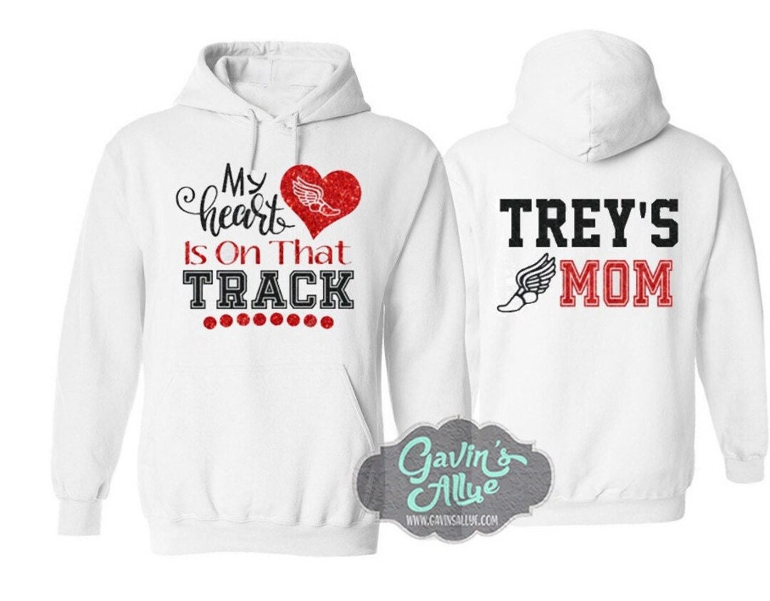 Glitter Track Hoodie | Track & Field Hoodie | Customize With Your ...