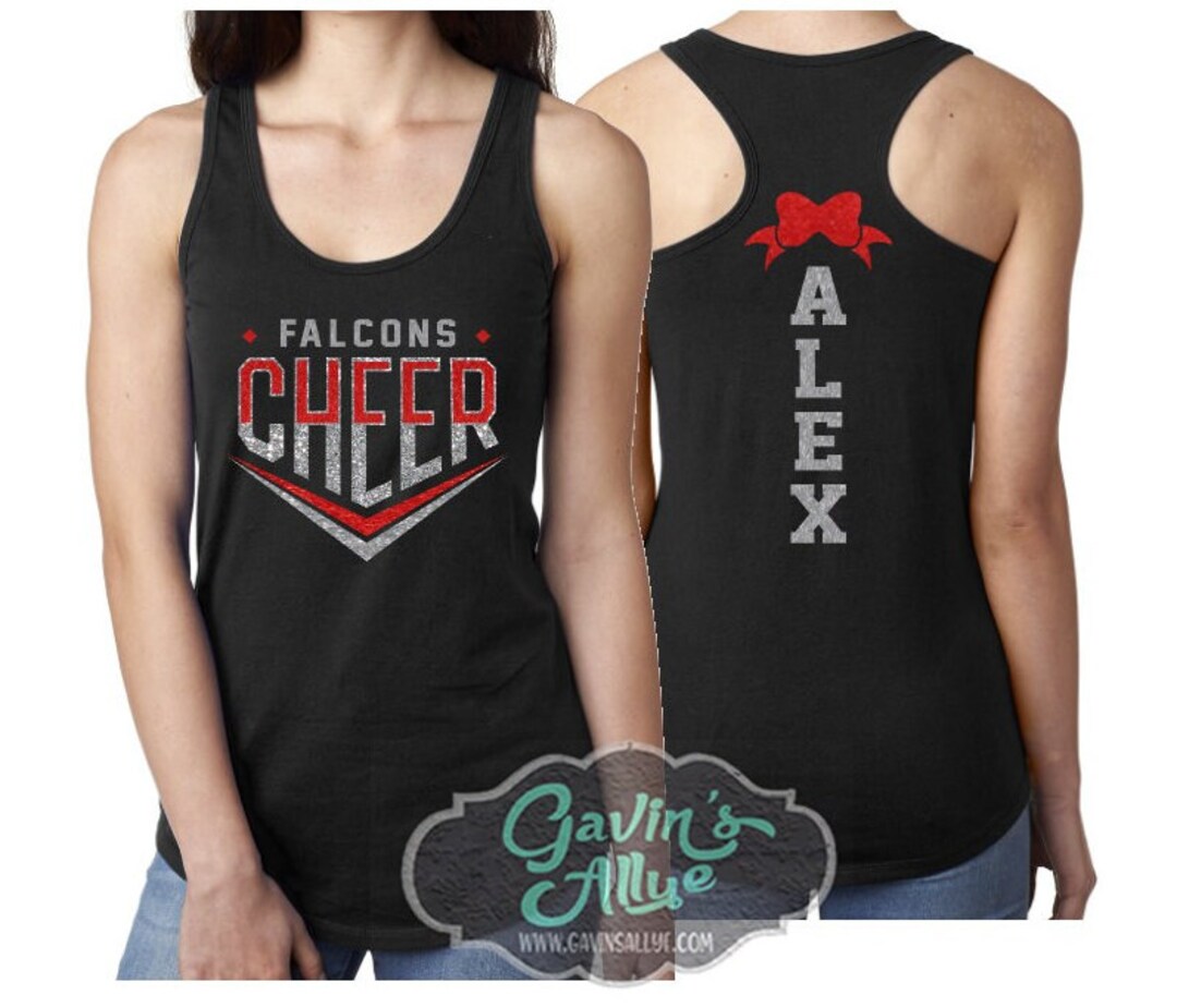 Glitter Cheer Tank Tops | Cheerleader Tank Tops | Cheer Spirit Wear ...