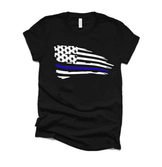 Thin Blue Line shirts Police tshirt Police Wife shirts | Etsy