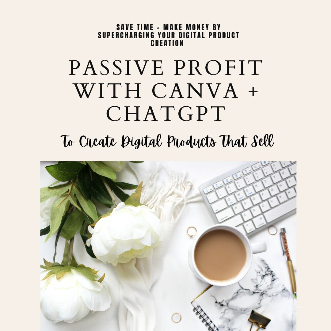 PLR Passive Profit With Canva Chatgpt Ebook Canva Template - Etsy