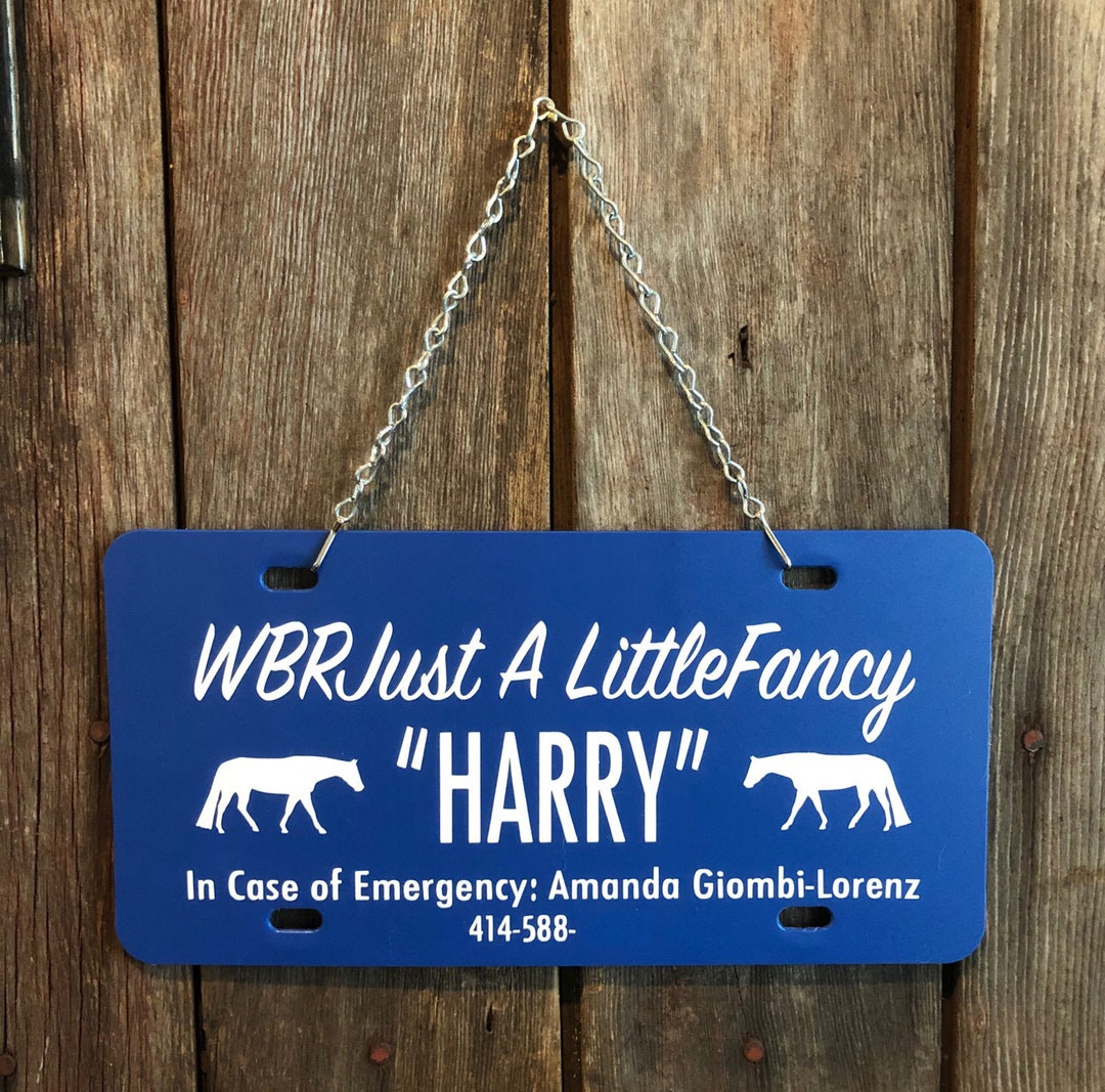 Custom Plastic Contact Stall Sign, in Case of Emergency Sign, Contact ...