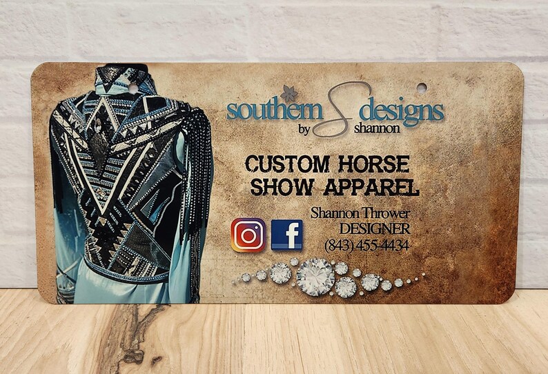 Personalized Horse Stall Emergency Contact Sign | Custom Horse Show ...