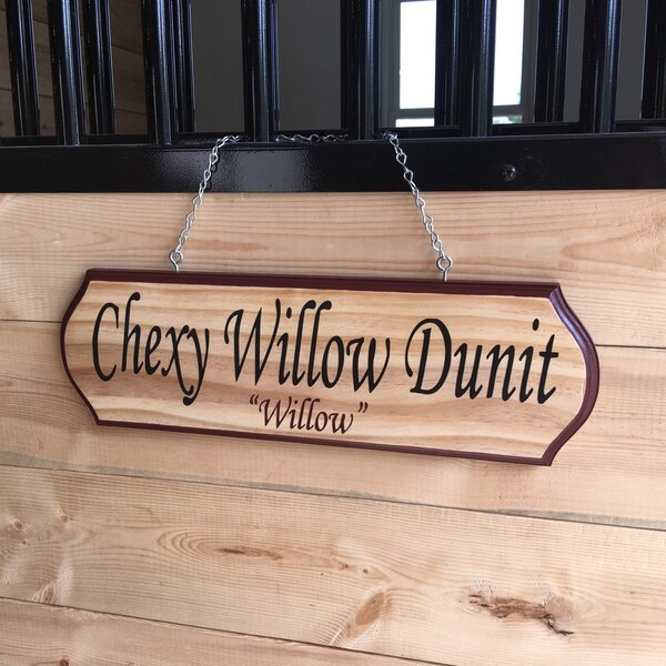 Horse Stall Signs - Etsy