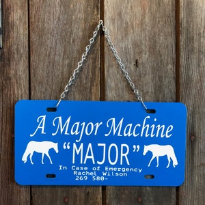 Custom Plastic Contact Stall Sign, in Case of Emergency Sign, Contact ...