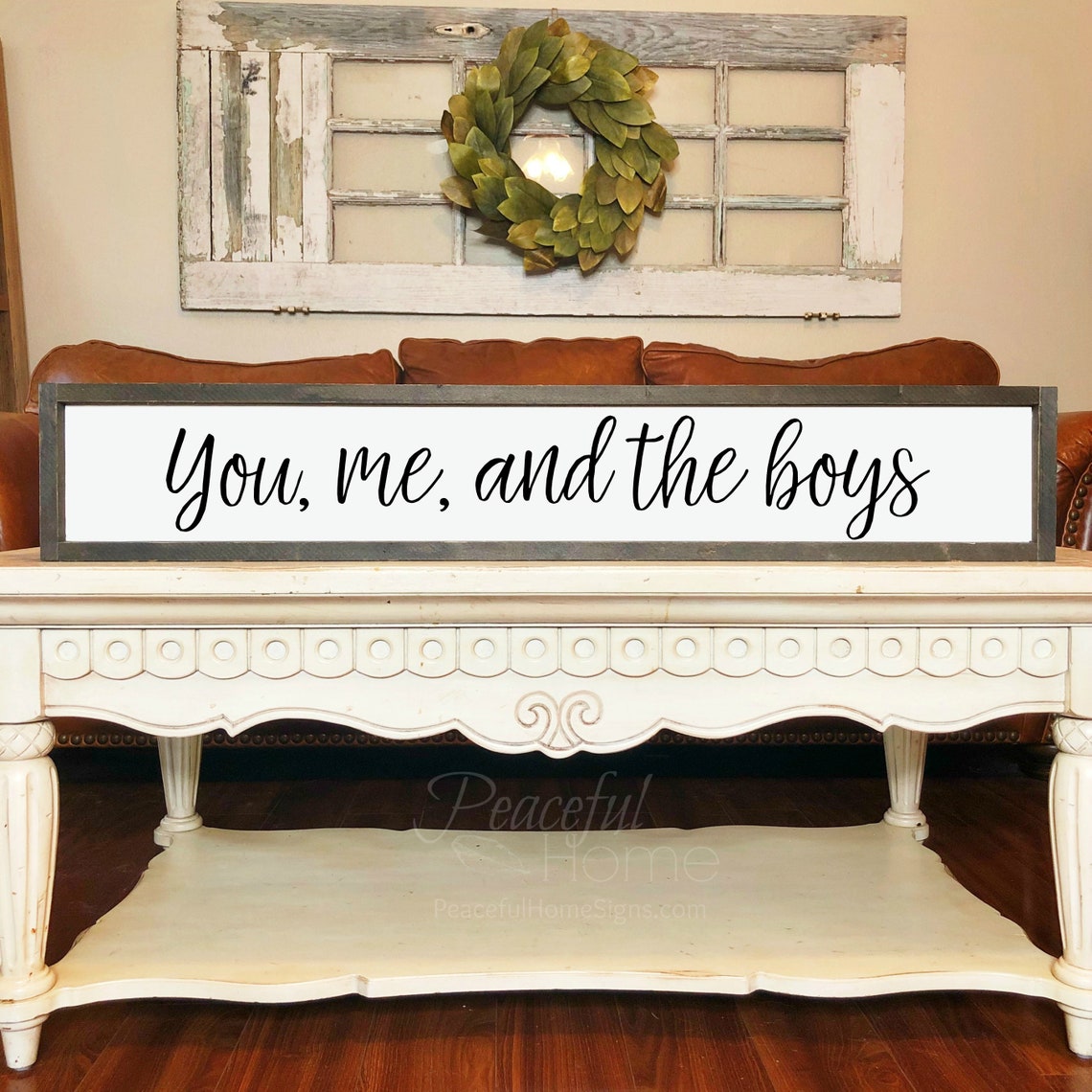 You me and the boys sign Boy mom sign Gift for boy mom | Etsy