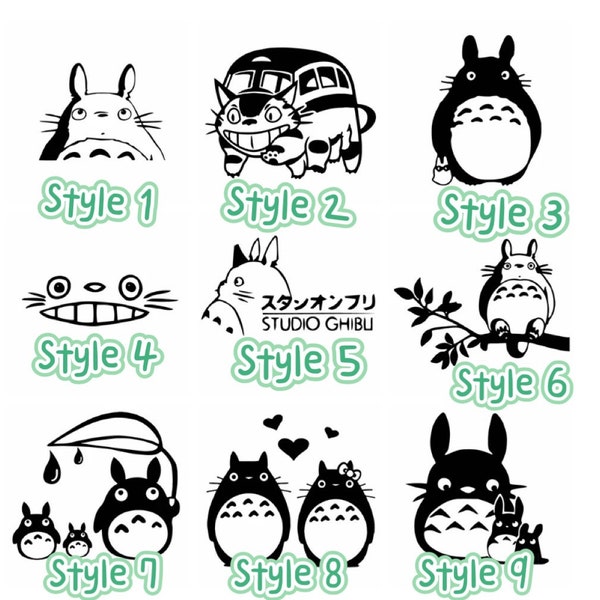 My Neighbor Totoro Car Decal - Etsy