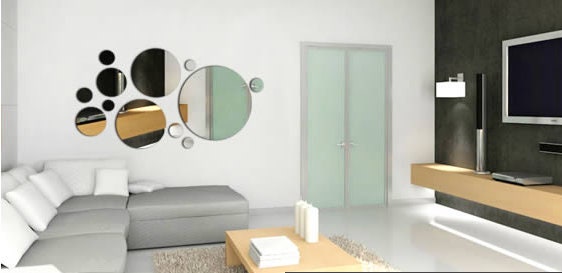 Bubble Mirror pack of 12/dots Mirror pack of 12 for - Etsy