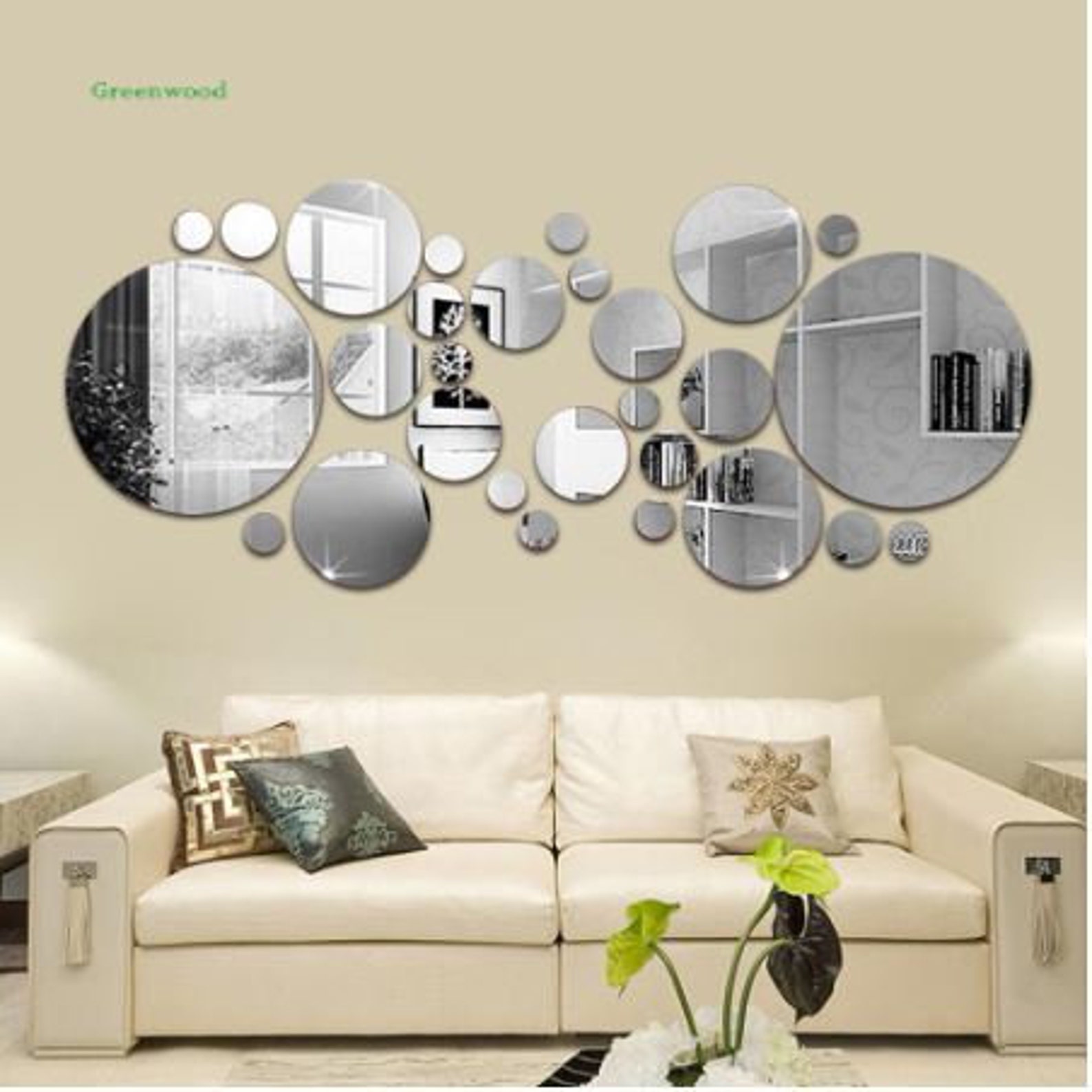 Bubble Mirror pack of 12/dots Mirror pack of 12 for - Etsy