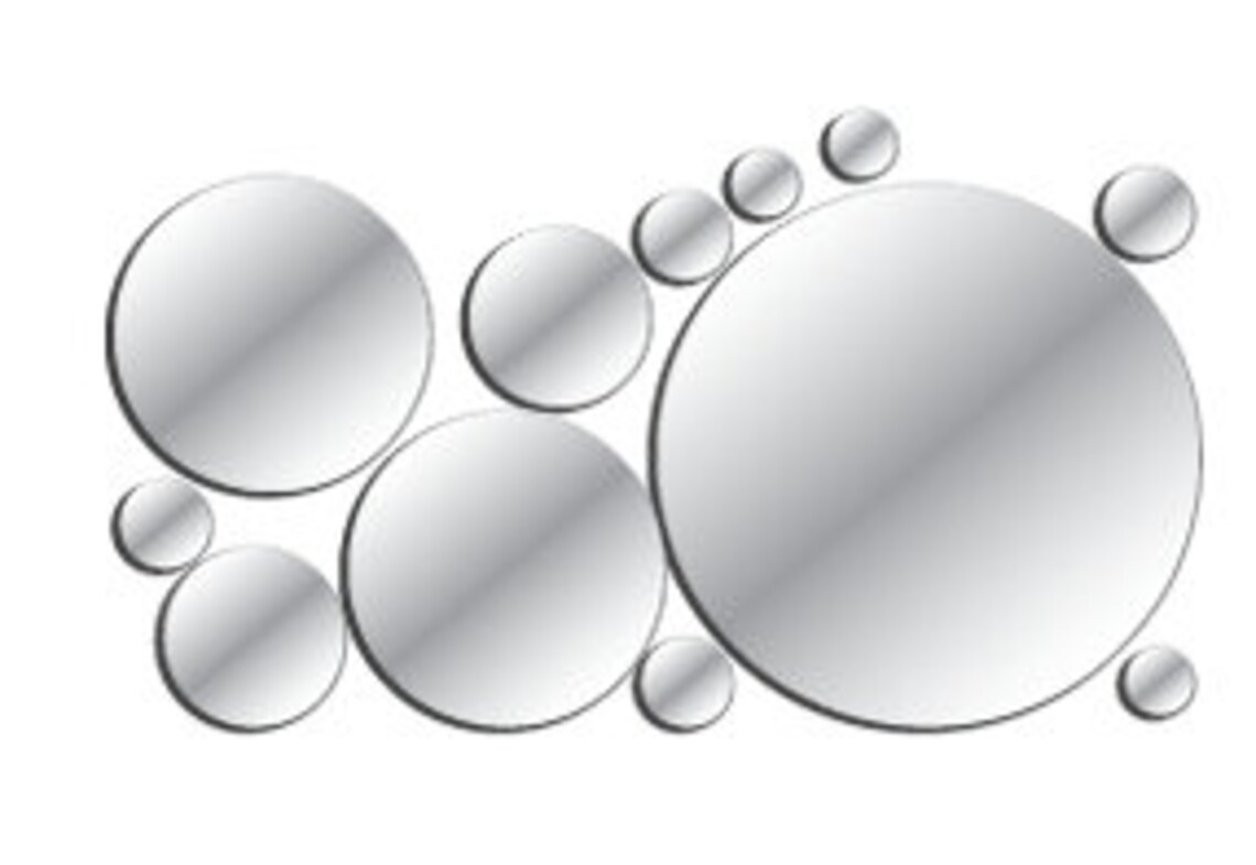 Bubble Mirror pack of 12/dots Mirror pack of 12 for - Etsy