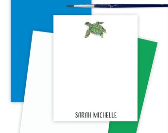 Sea Turtle Note Cards Set of 10 With Matching Envelopes - Etsy