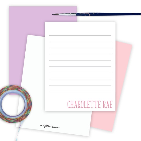 Lined Note Cards - Etsy