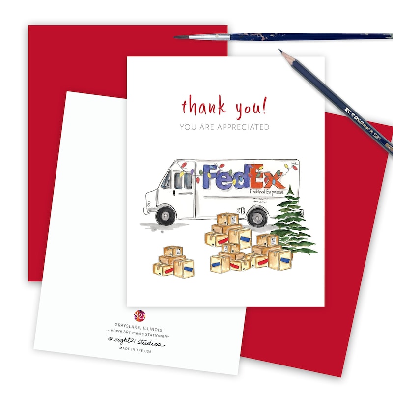 Fedex Holiday Card - Etsy