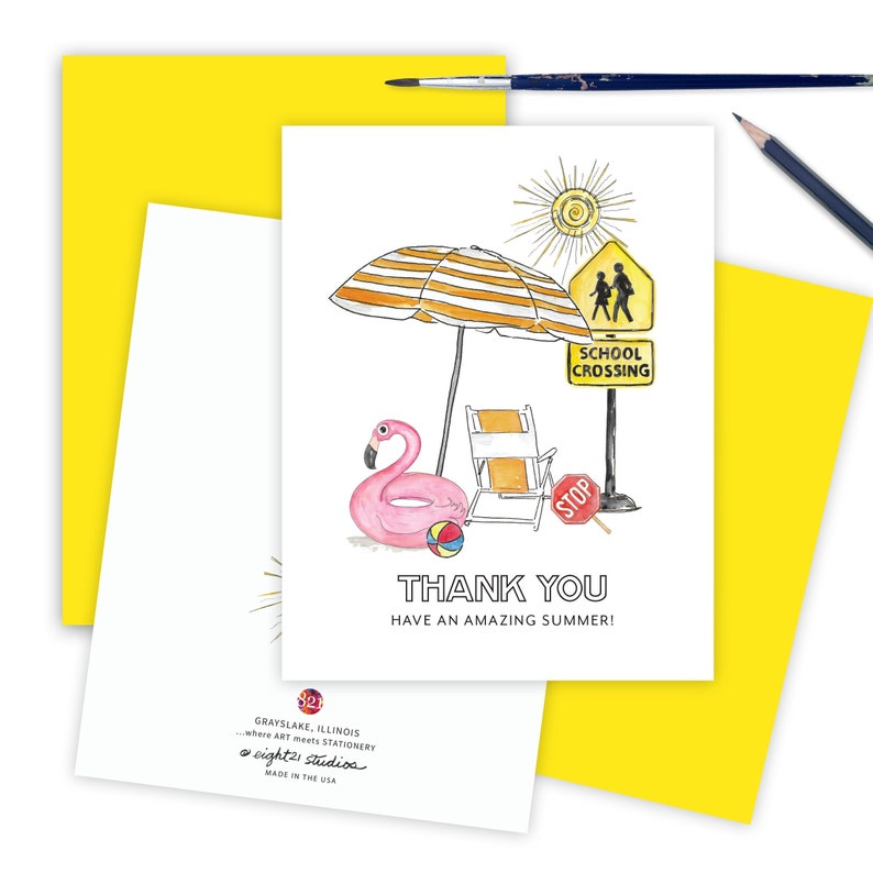 School Crossing Guard Thank You Card End of the Year School - Etsy