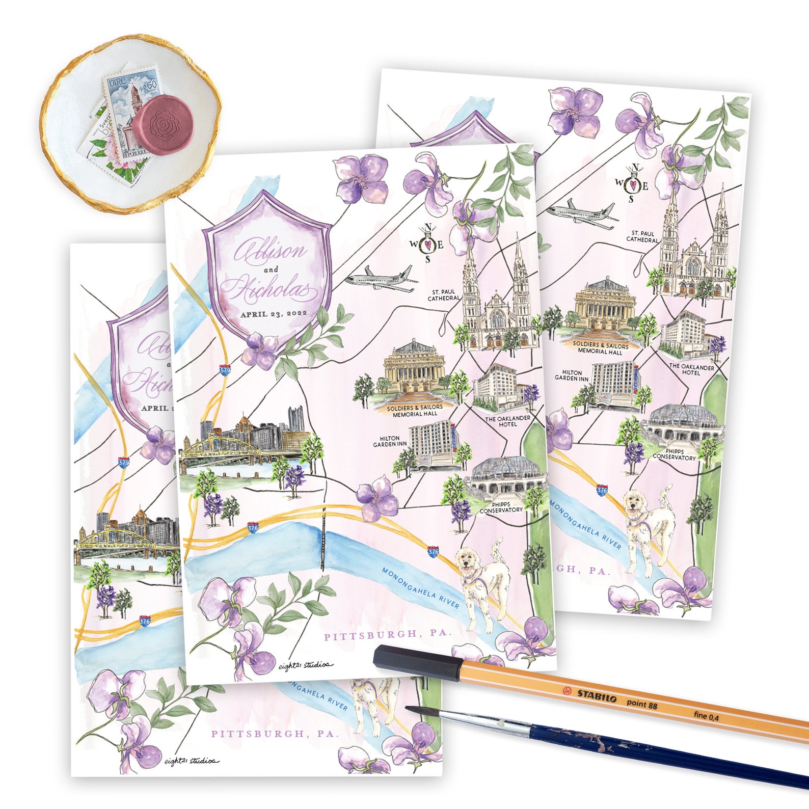 Love Journey, Custom Wedding Maps, Personalized Wedding Maps ...