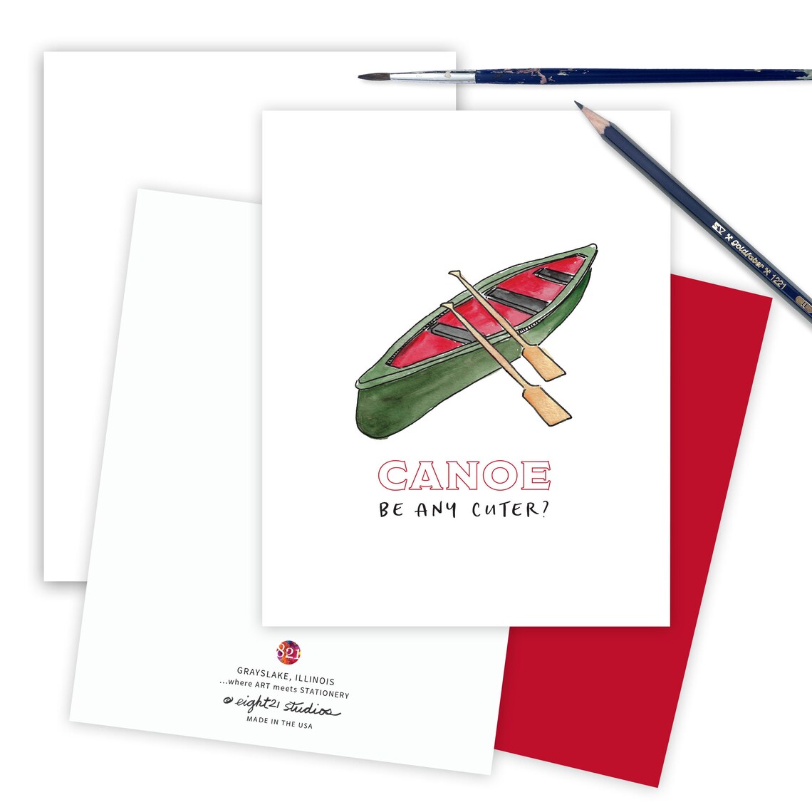 Canoe Lover Birthday Card for Boyfriend/husband Camping Life | Etsy