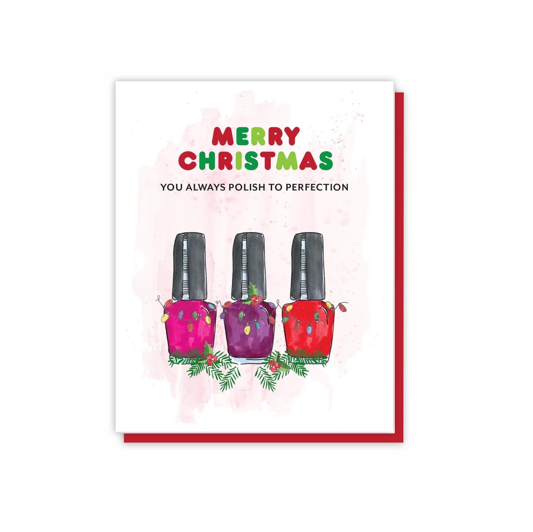 Manicurist Thank You, Nail Tech Gifts, Gifts for Nail Techs, Christmas ...