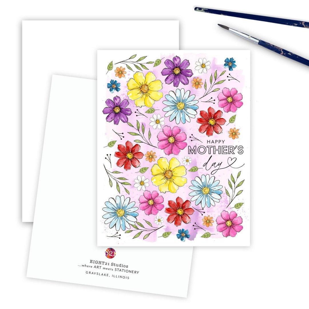 Happy Mothers Day Card, Cheerful Card for Mom, Best Mom Ever Card for ...