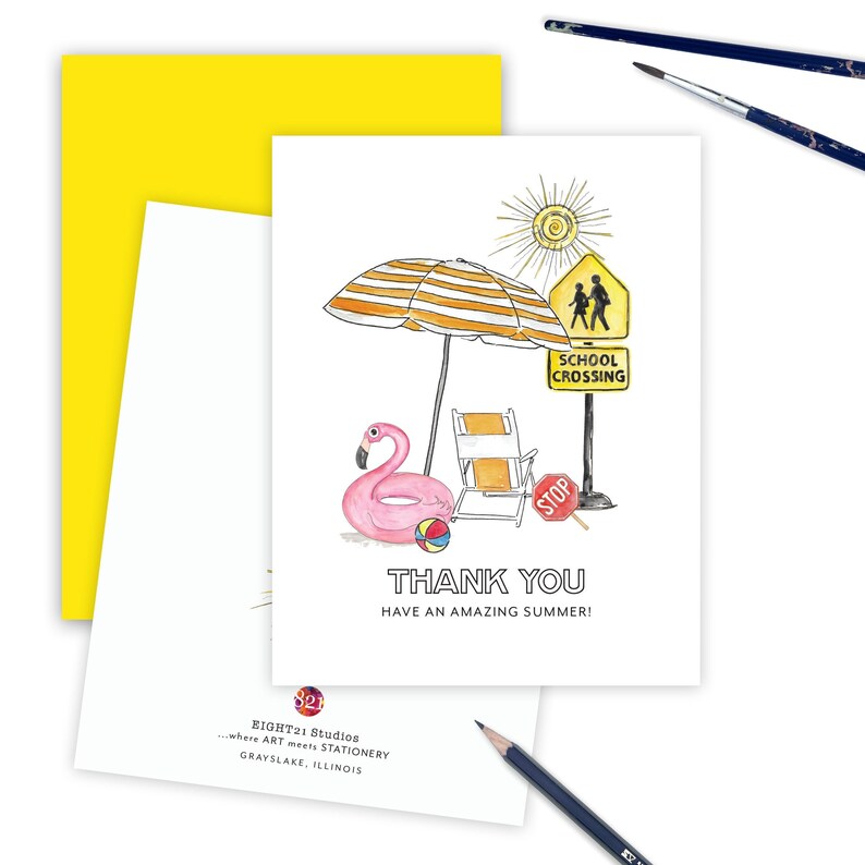 School Crossing Guard Thank You Card End of the Year School - Etsy
