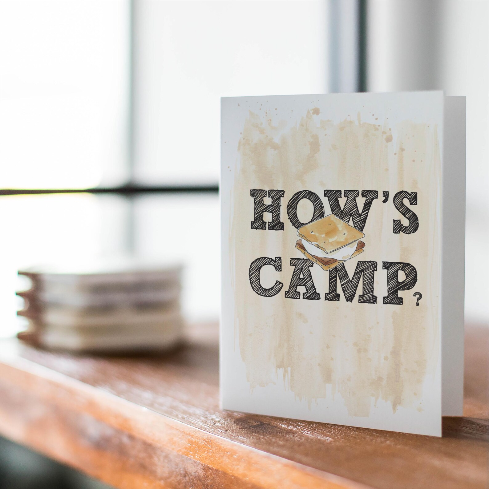 A Note From Home, How's Camp Check in Greeting for Kids Camp, Summer ...