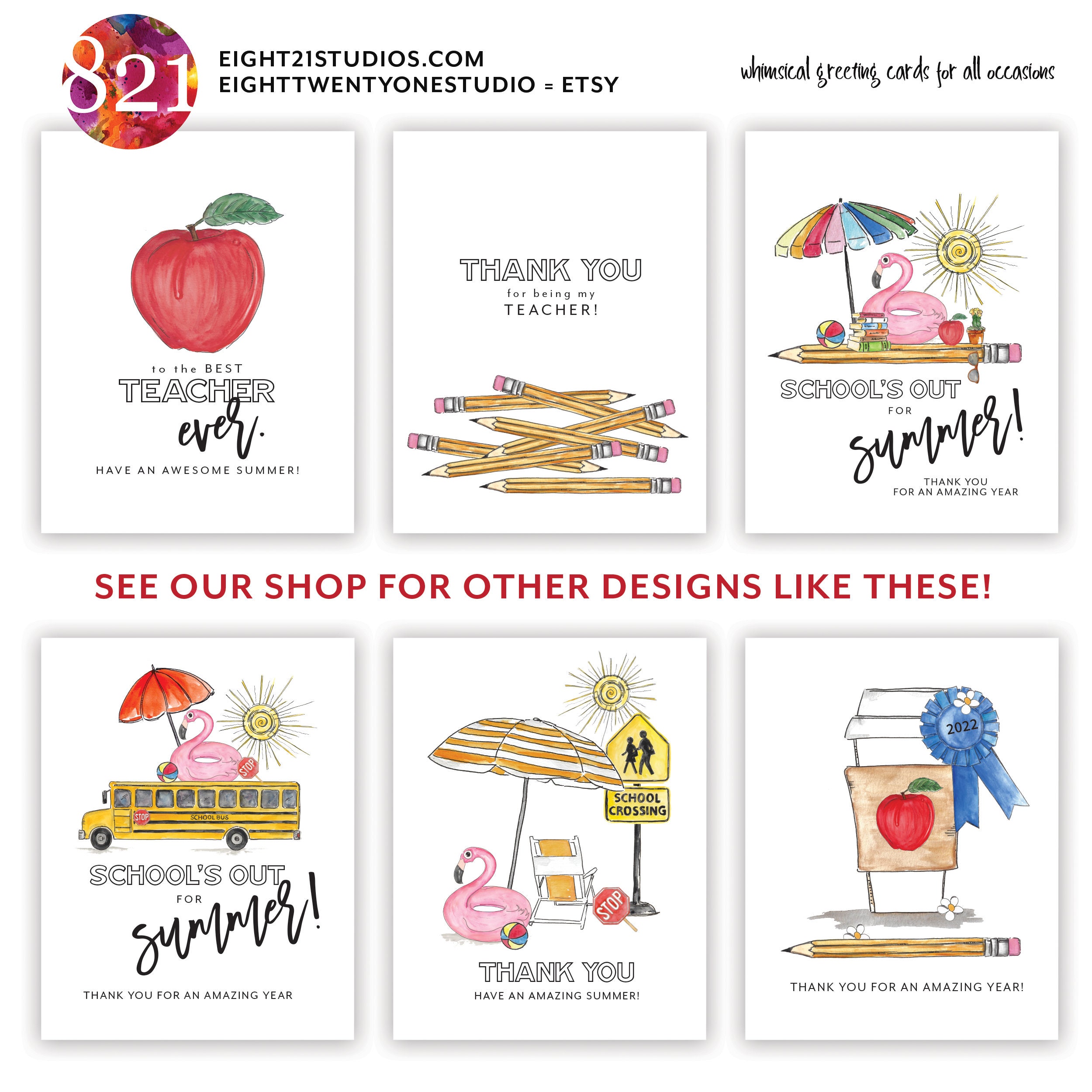 First Day School Card Teacher Gift Card for Best Teacher - Etsy