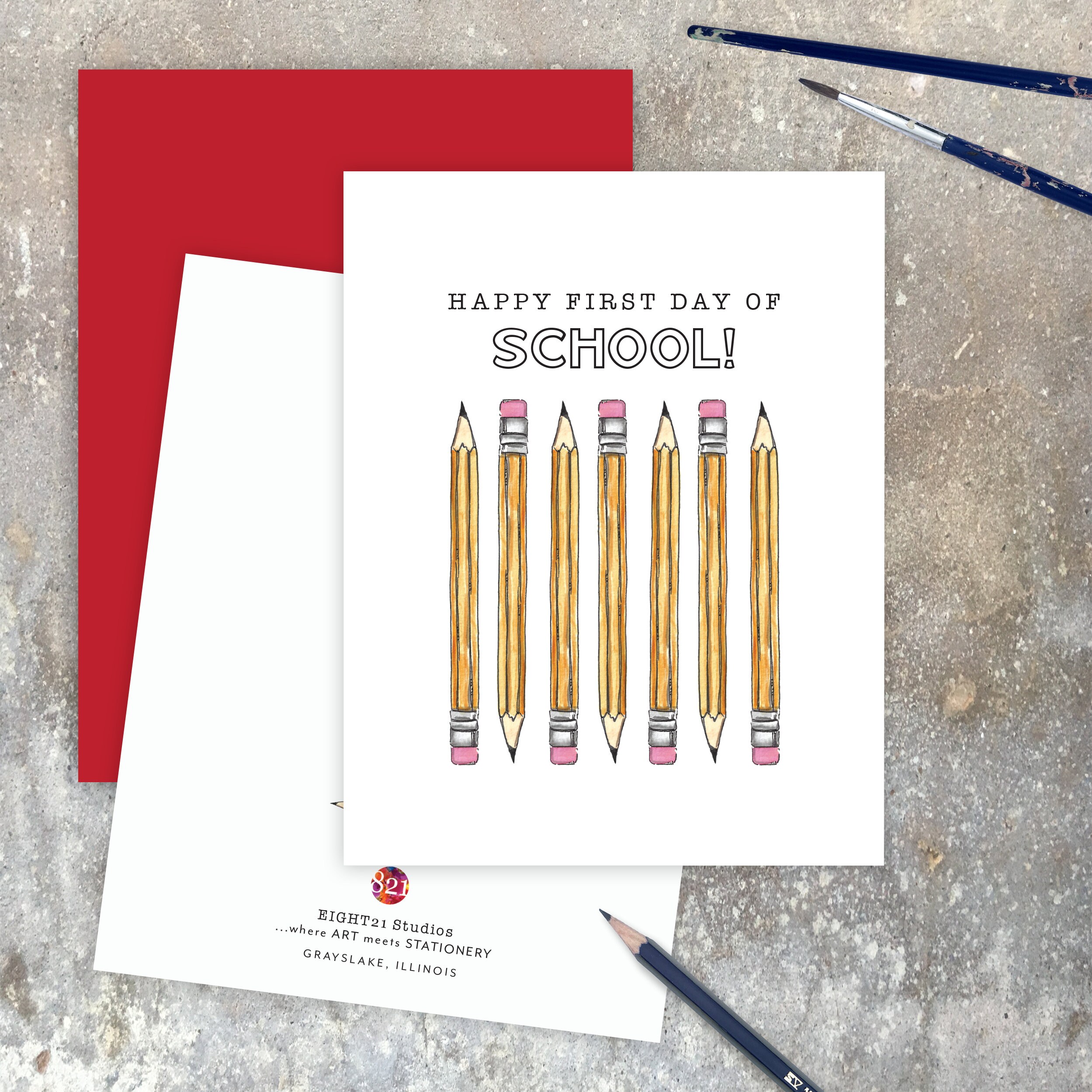 First Day School Card Teacher Gift Card for Best Teacher - Etsy