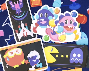 Arcade Stickers Galaga - Etsy