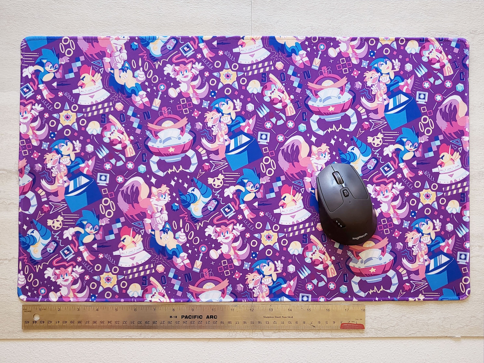 Sonic the Hedgehog Mousepad & Playmat Deskmat Totoro - Etsy