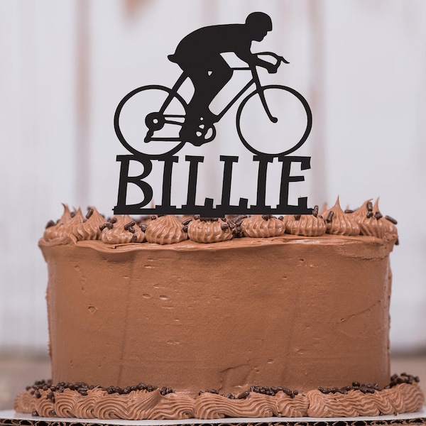 Bicycle Cake Topper - Etsy