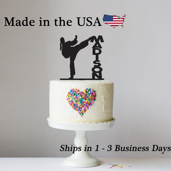 Karate Cake Topper - Etsy