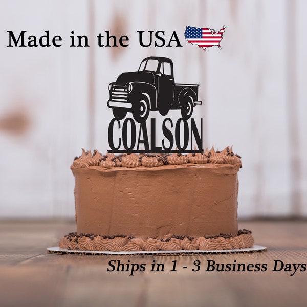 Truck Wedding Topper - Etsy