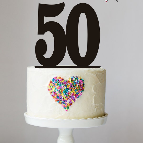 Number Cake Topper - Etsy
