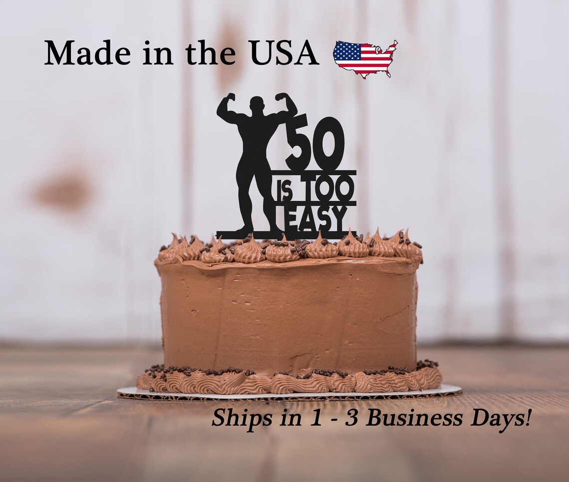 Weight Lifter Cake Topper Gym Cake Decorations Body - Etsy