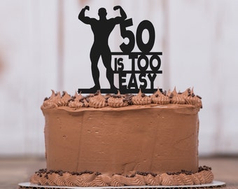 Personalised Acrylic Male Fitness Gym Workout Birthday Cake Topper - Etsy