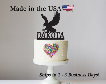 Soaring Eagle Silhouette Acrylic Cupcake Toppers 12 Pcs - Etsy