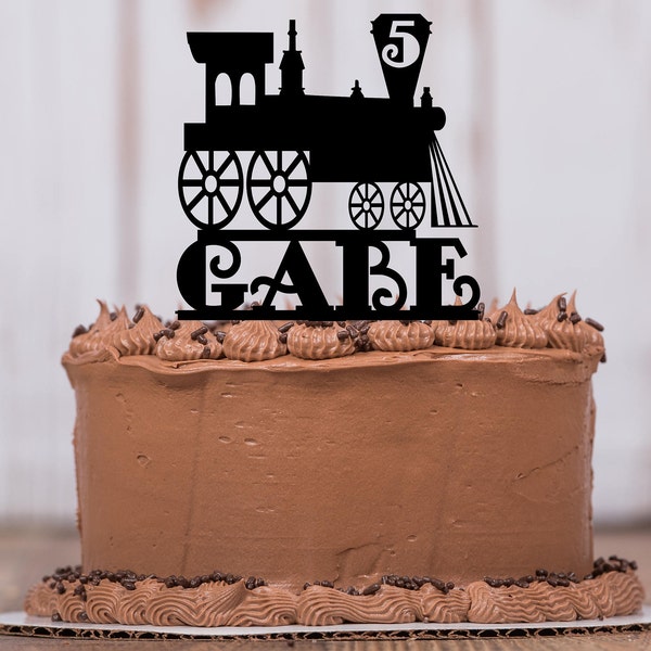 Train Cake Topper - Etsy