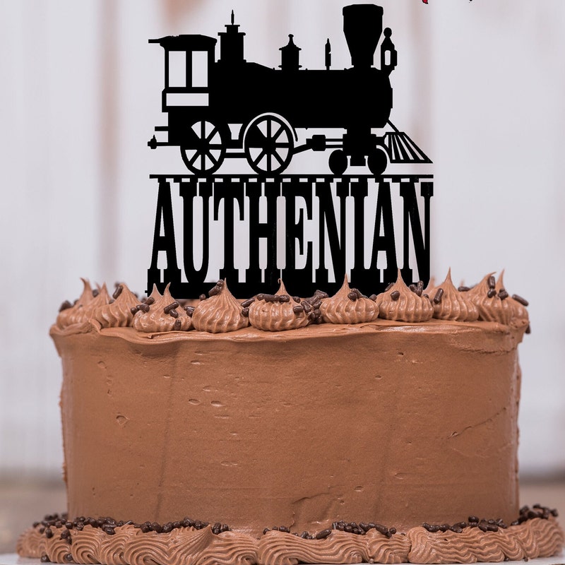 Train Cake Topper - Etsy