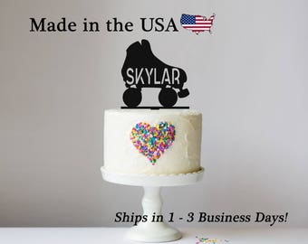 Roller Skate Cake Topper - Etsy