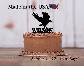 Raven Cake Topper - Etsy