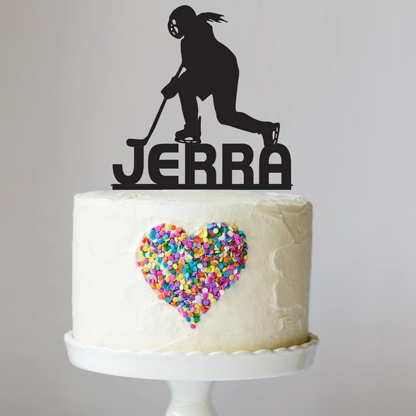 Hockey Cake Topper - Etsy