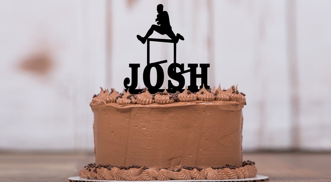 Hurdler Cake Topper, Track and Field, Sports Birthday Party ...