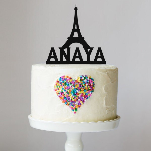 Paris Cake Topper - Etsy