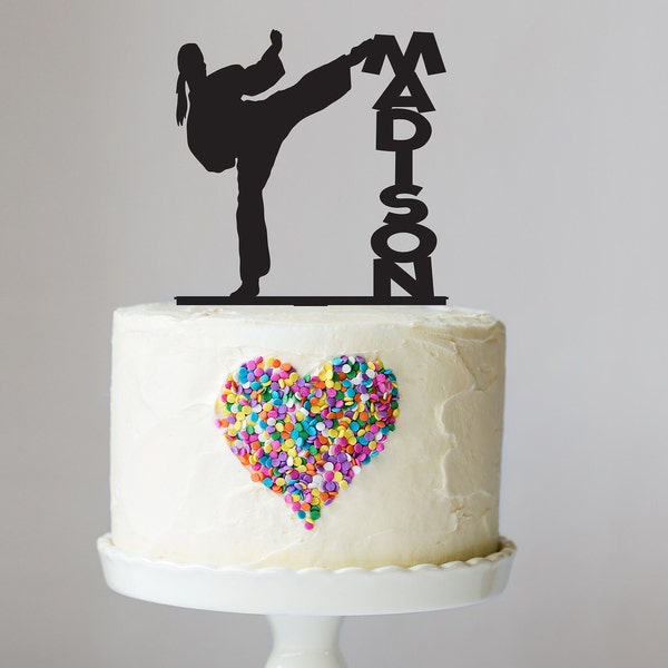 Karate Cake Topper - Etsy